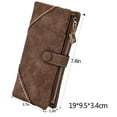 Coofit Women's Wallet, Multiple Slots, PU Leather, Long Bifold Vintage ...