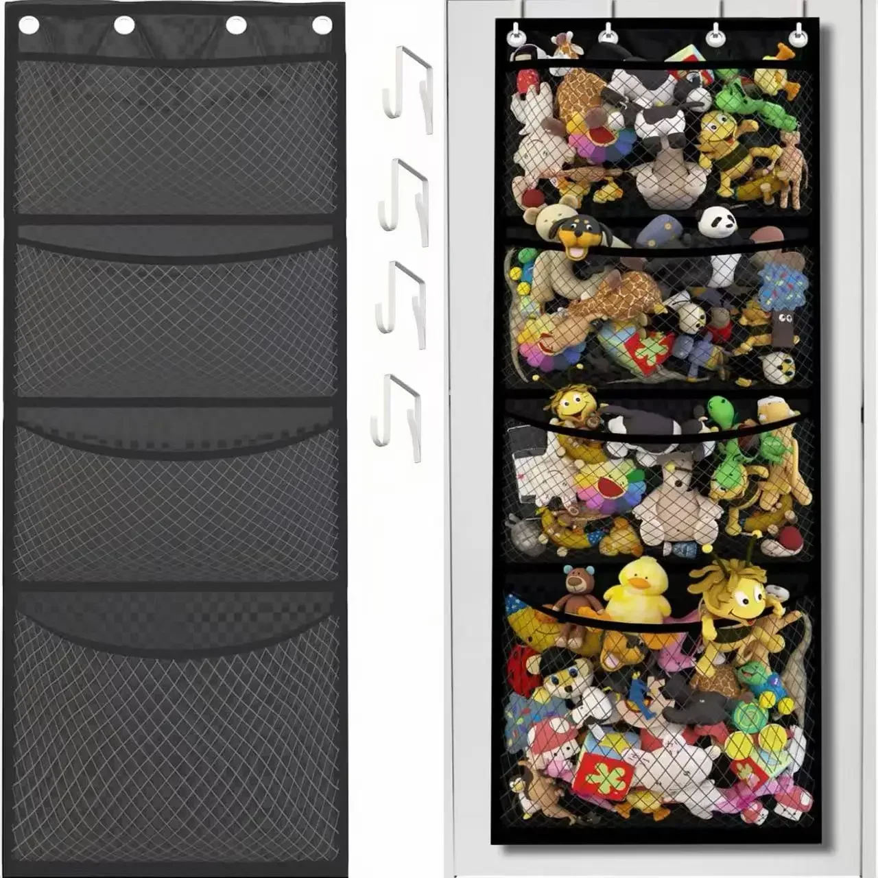 Click here for Unbranded Gray Oxford Cloth Mesh Door Hanging Orga... prices