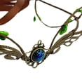 Slccxzc Elf Crown - Antler Crystal Headpiece Gothic Tiara Elven ...