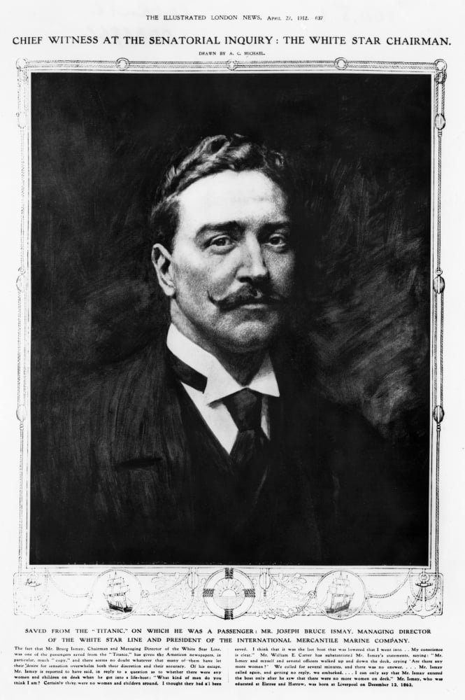 Titanic: J. Bruce Ismay./Njoseph Bruce Ismay (1862-1937), Chairman And ...