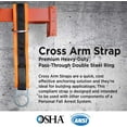 AFP 4’ Cross Arm Strap Premium Heavy-Duty Pass-Through Double Steel ...