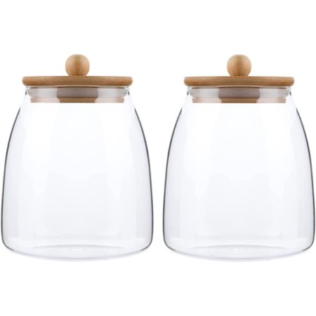 NETSENG 2pcs Glass Sealed Sealed Glass Bottles Sealed Glass containers ...