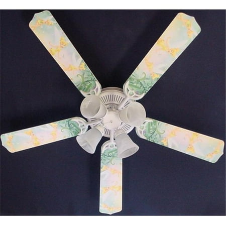 Ceiling Fan Designers 52FAN-DIS-TPF Tinkerbell Fairy Green Ceiling Fan ...