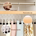 2026 New Upgraded Closet Organizer with 12 Clips, 360° Rotating Space ...