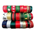 28Pcs Christmas Ribbon for Gift Wrapping, Winter Holiday Ribbons ...