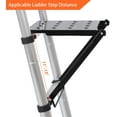 Steel Ladder Platform, Anti-Slip 400 Pounds Extension Ladder Work ...