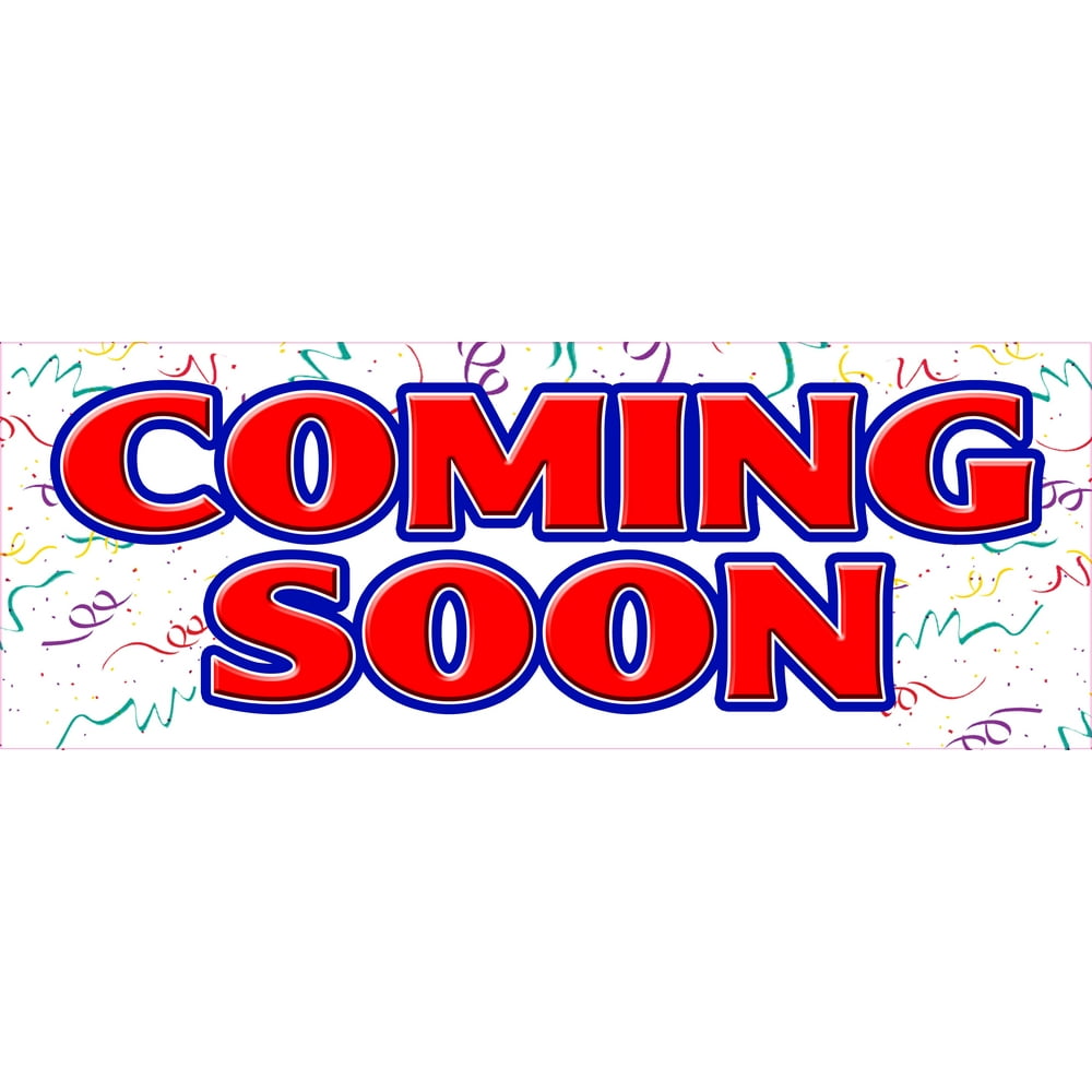 12" COMING SOON DECAL sticker now opening - Walmart.com - Walmart.com