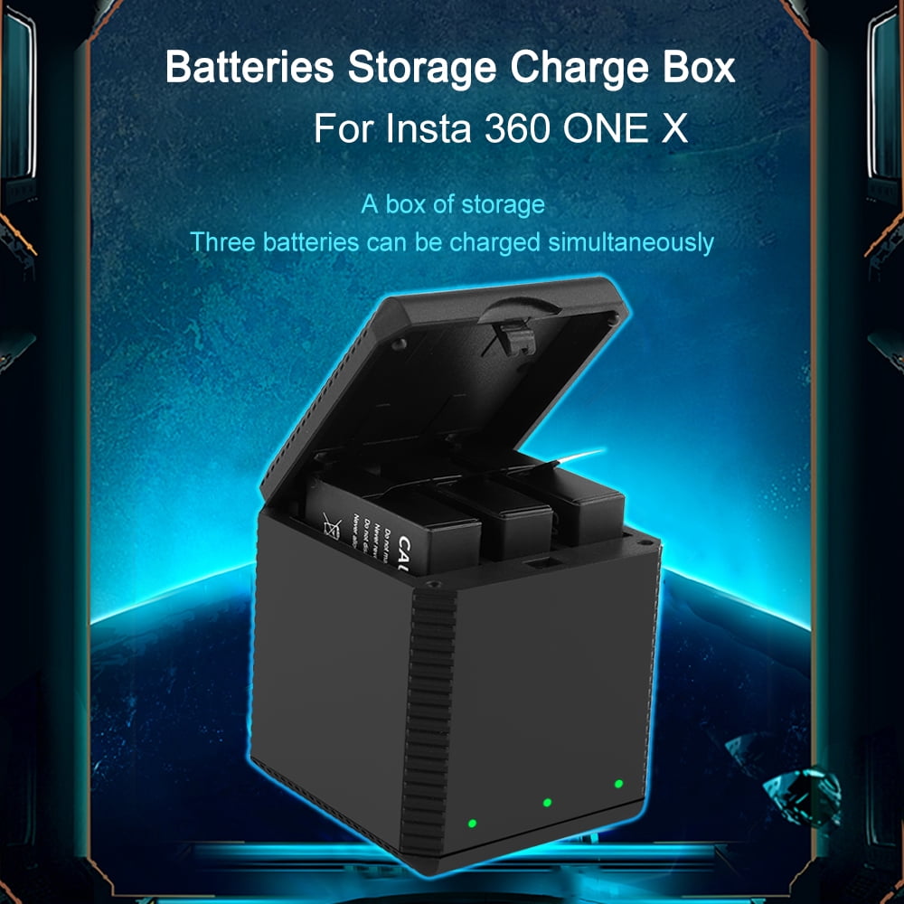 3 IN 1 Battery Box for One X Camera Smart Intelligent Battery Charge ...