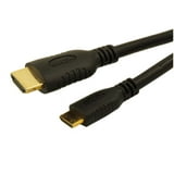 10ft HIGH-SPEED Mini-HDMI to HDMI 30 AWG Cable - Walmart.com