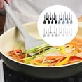 7Pcs Ergonomic Grip Silicone Spatula Heat Resistant Grade Cookware Easy ...