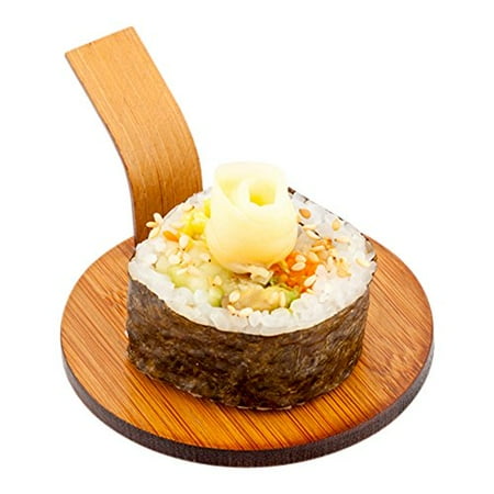 3 Inch Bamboo Serving Plates, 100 Round Pastry Plates - With Handle ...