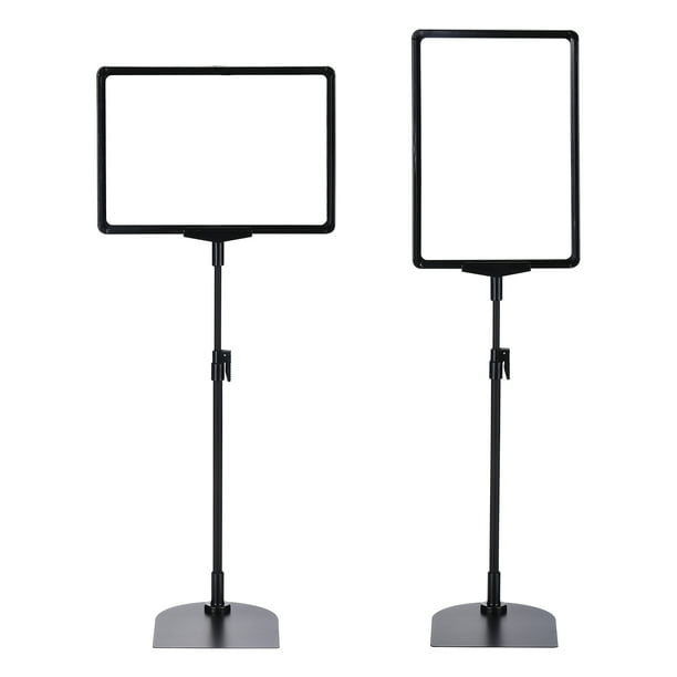 Uxcell Adjustable Sign Holder Stand Frame Poster Stands for Display ...