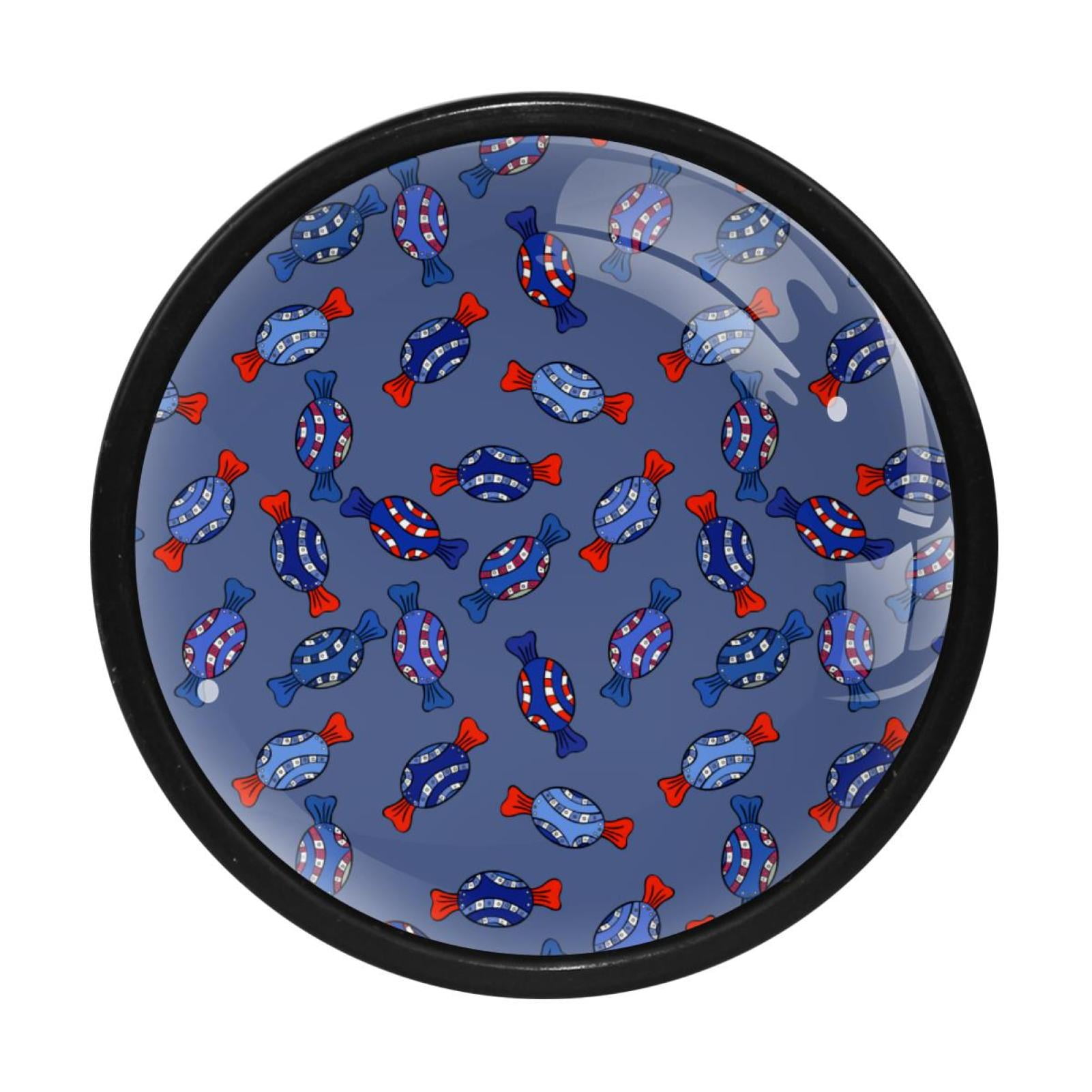 4 Pcs Candy Knobs for Kitchen Cabinet Cupboard Dresser Bookcase Drawer ...