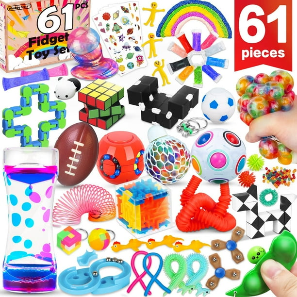 LAVINYA (61 Pcs) Fidget Toys Pack, Party Favors Carnival Treasure ...