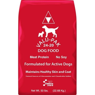 Valu-Pak Free Dry Puppy & Dog Food | High-Energy, Corn, Wheat, Soy ...
