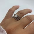 ELANZAA JEWELS- Silver Boho Ring Handmade Layered Silver Ring with Knot ...