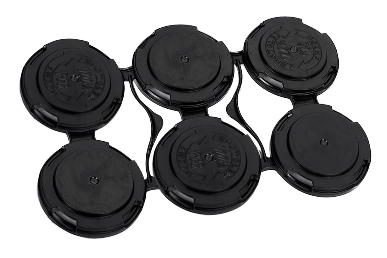 Home Brew Ohio 6 Pack Beer CAN Holder Black Standard Six-pak Can ...