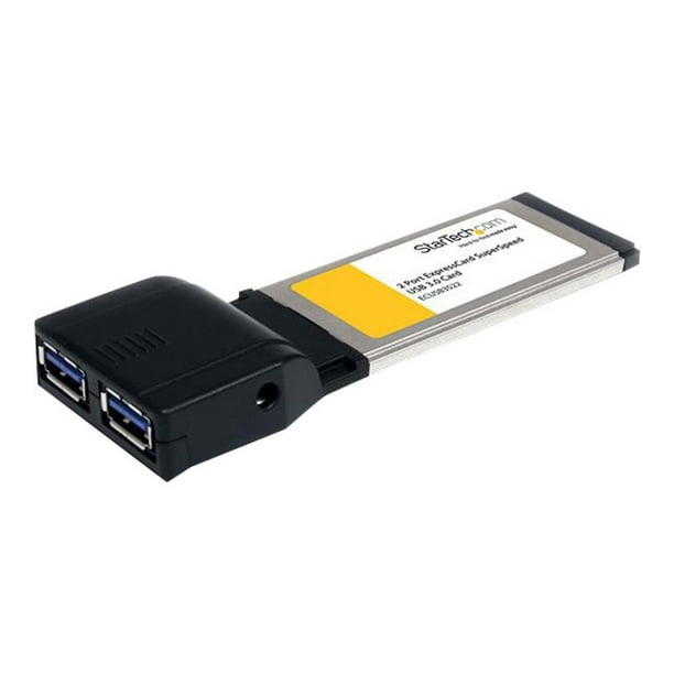 StarTech 2-Port ExpressCard SuperSpeed USB 3.0 Card Adapter - Walmart ...