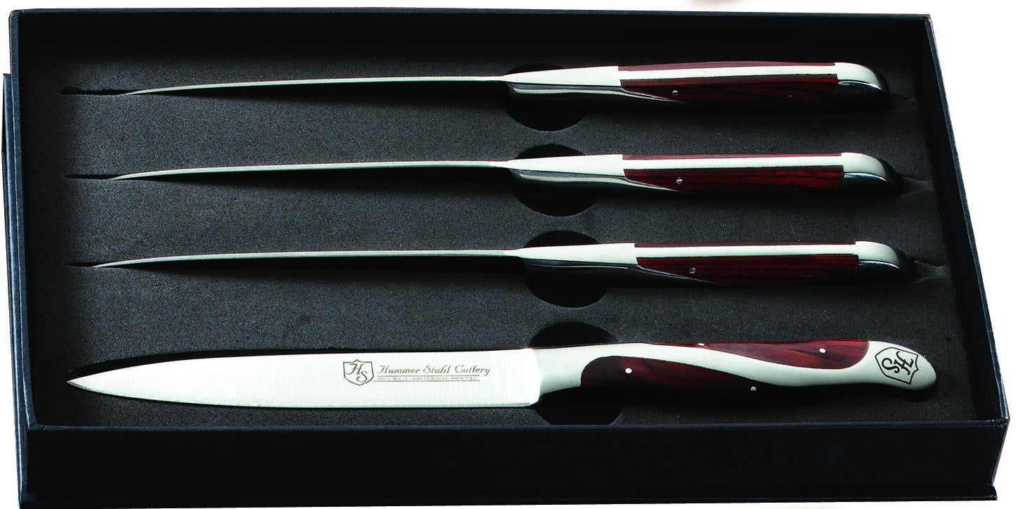 Hammer Stahl Cutlery Classic Collection 4-Piece Steak Knife Set ...