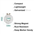 60X Magnetic Golf Hat Clips Ball Marker Holders for Golf Gloves Hats ...