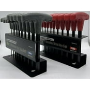 PITTSBURGH SAE and Metric T-Handle Ball End Hex Key Set, 18 Piece - Walmart.com