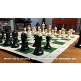 WE Games Portable Tournament Chess Set - 20 in. Vinyl Board with Bag ...