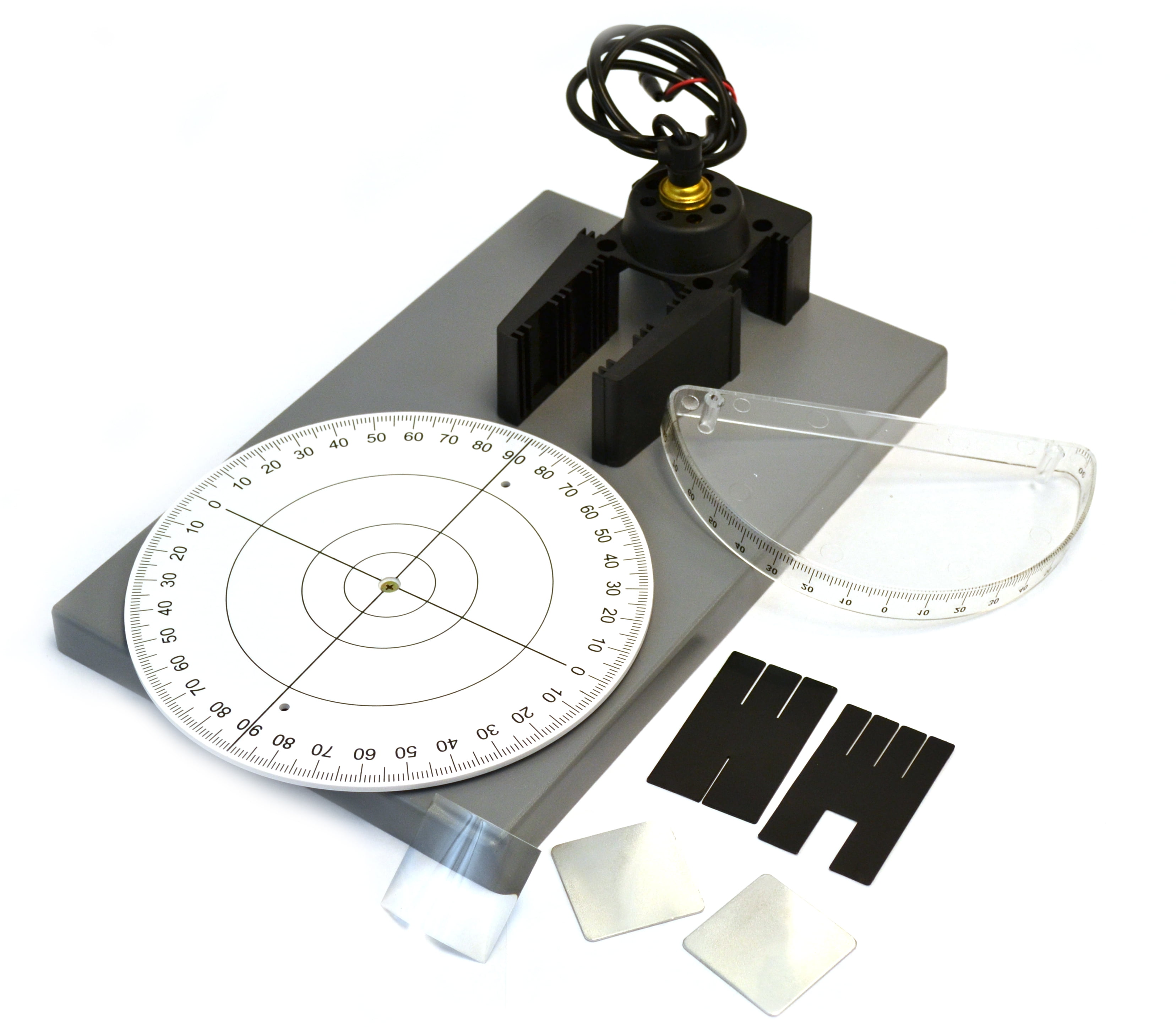 Reflection & Refraction Apparatus Set - Light Source & Rotating ...