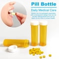 35-pack 2.5 small empty pill bottle case container organizer with lid ...