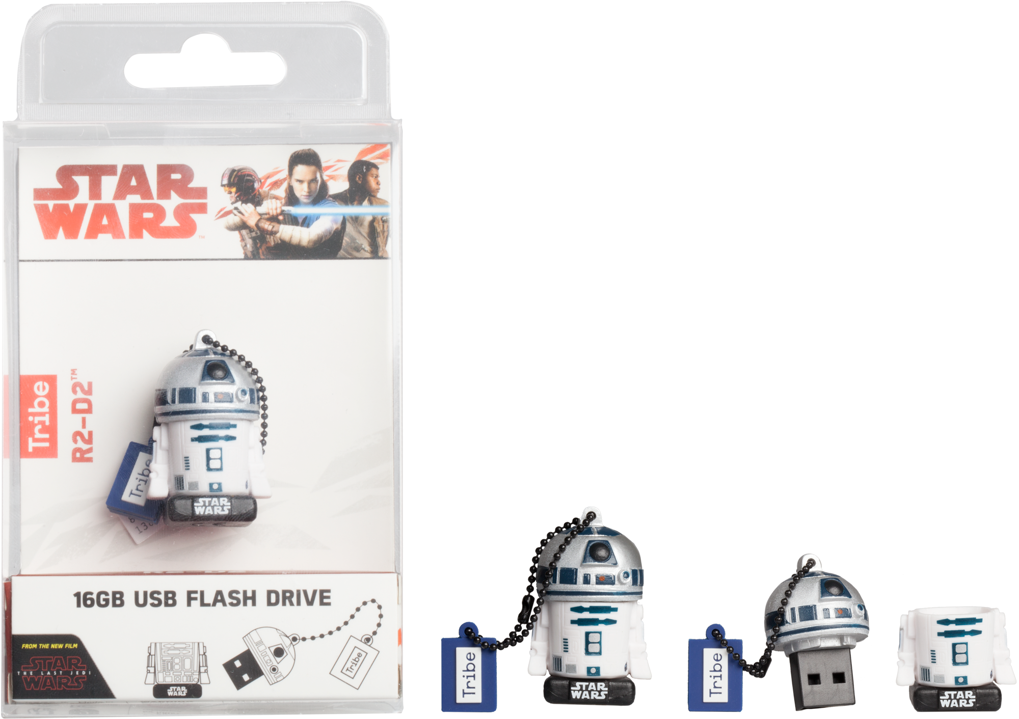16GB Star Wars TLJ R2-D2 USB Flash Drive - Walmart.com