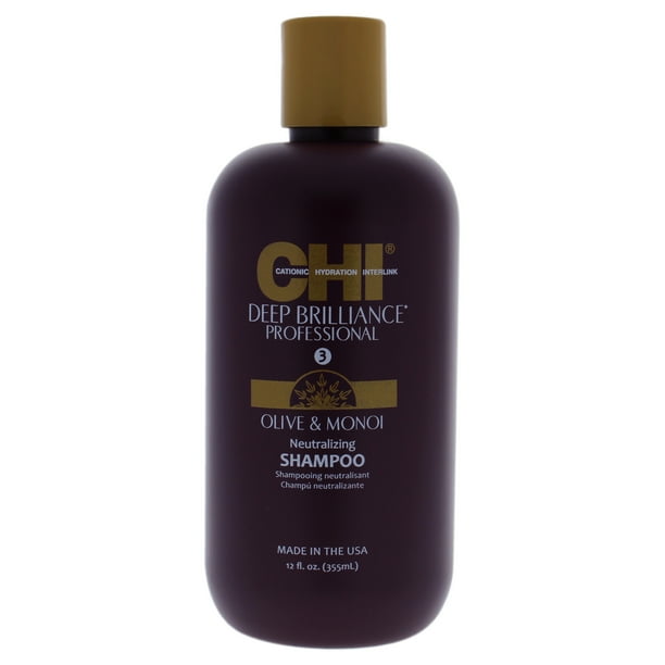 Deep Brilliance Neutralizing Shampoo by CHI for Unisex - 12 oz Shampoo ...
