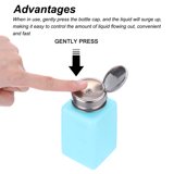Uxcell 5pcs 6 Oz/180ml Alcohol Push Down Pump Dispenser Bottle Press ...