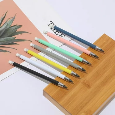 RETON 8Pcs Infinite Reusable Pencils with 8 Nibs, Inkless Writing ...