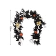 5.7FT Artificial Halloween Garland Plastic Flower Garland Fake Rose ...