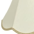 TooToo Star Lamp Shade, 6" x 13" x 9.25" Bell Shaped Scalloped Beige ...