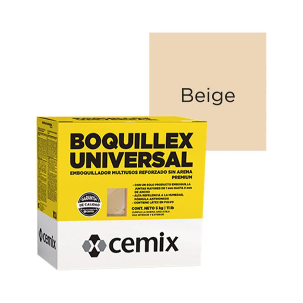 Boquilla Sin Arena Reforzado Profesional 5kg Beige Cemix | Walmart en línea