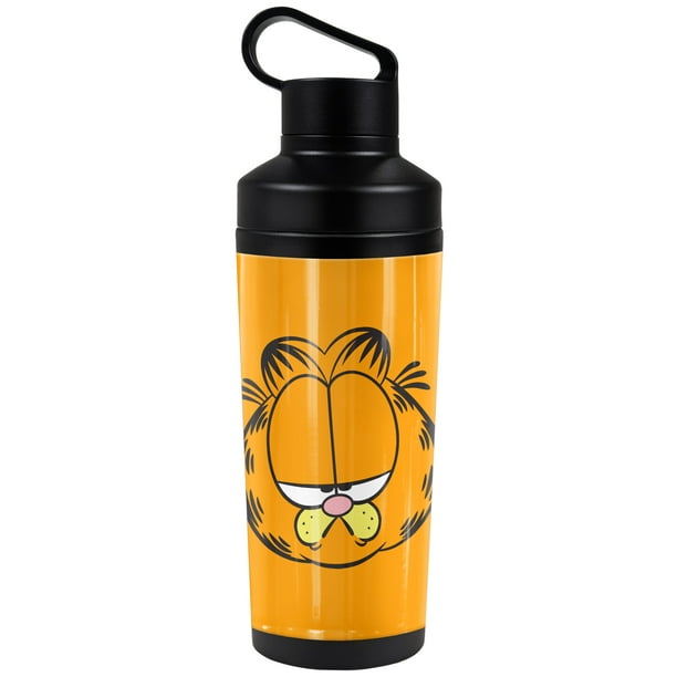 Garfield Official Garfield Big Head 18 oz Insulated Water Bottle, Leak ...