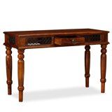 vidaXL Writing Table Solid Wood 47.2"x19.7"x29.9" - Walmart.com