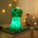 Jurassic World 3D Mood Light with 30 Minute Timer, Green, 6"H x 4"W ...