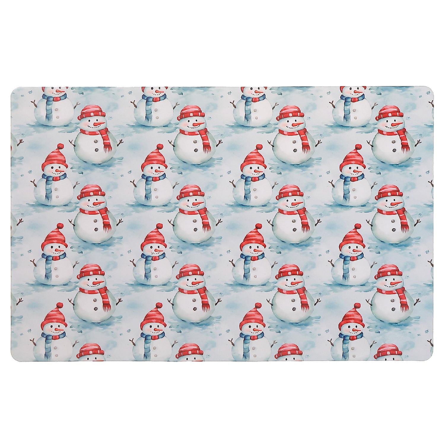 Click here for Ih Casadécor Plastic Placemat Multi Snowman - Set... prices