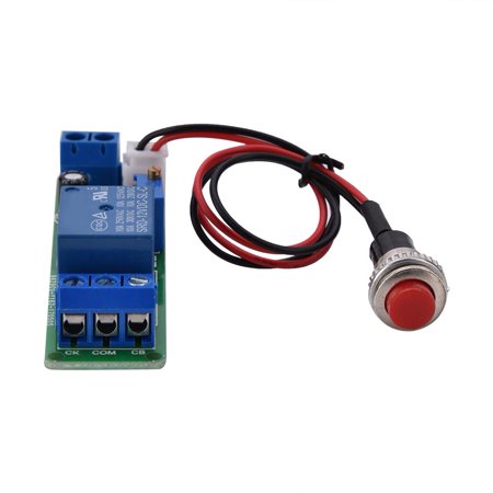 Qiilu DC 12V Adjustable Timer Delay Turn OFF Module Timing Relay Time ...