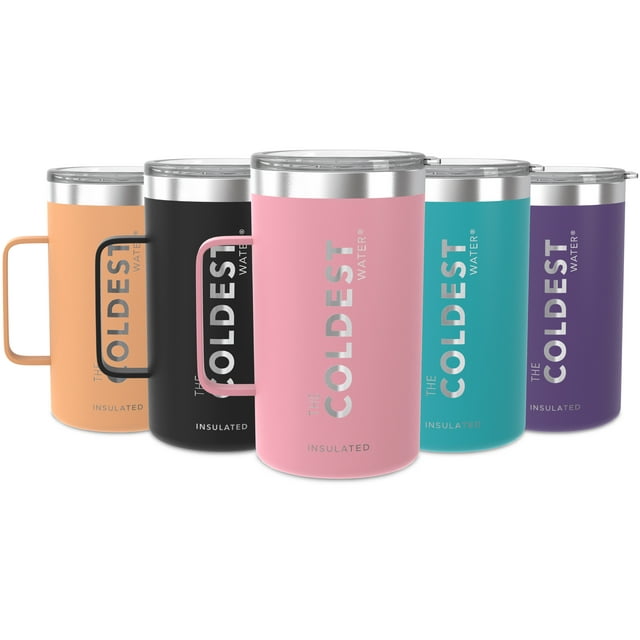 The Coldest Coffee Mug - Stainless Steel Super Insulated Travel Mug for ...