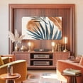 Bohemian Nordic TV Dust Cover 65 Inch, Green Orange Simple Abstract ...