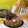 EWAFILU, Cake Containers, 10 inch Round, Clear Dome Lids, 5 pack ...