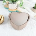 lanema Heart Shape Removable Base Cake Pan Carbon Steel Construction ...