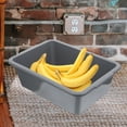 BESTONZON Large Commercial Bus Tub with Handles - Utility Plastic ...
