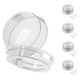 Spencer 5 Pack Baby Proof Clear Stove Knob Covers, Child Safety Guards ...