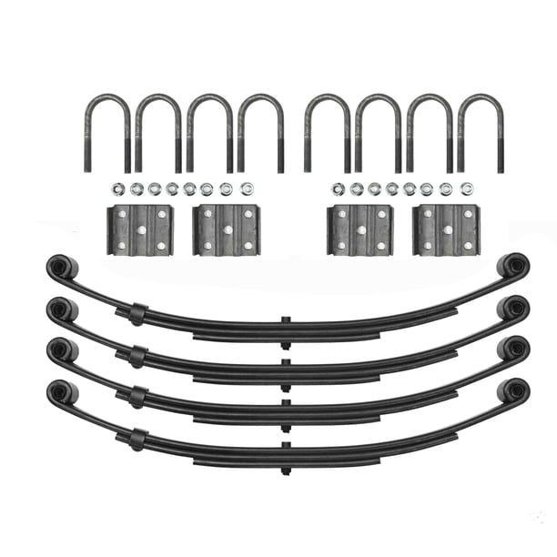 LIBRA 4000lbs 4K Tandem Trailer Axle Suspension Kit 2000 lbs Leaf ...