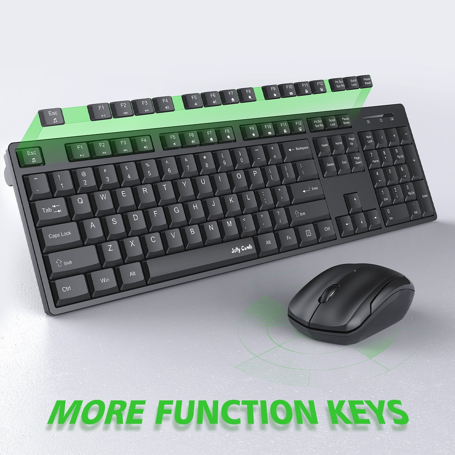 Buy Jelly Comb Wireless Keyboard and Mouse, 2.4G Wireless Keyboard ... Buy Jelly Comb Wireless Keyboard and Mouse, 2.4G Wireless Keyboard ...