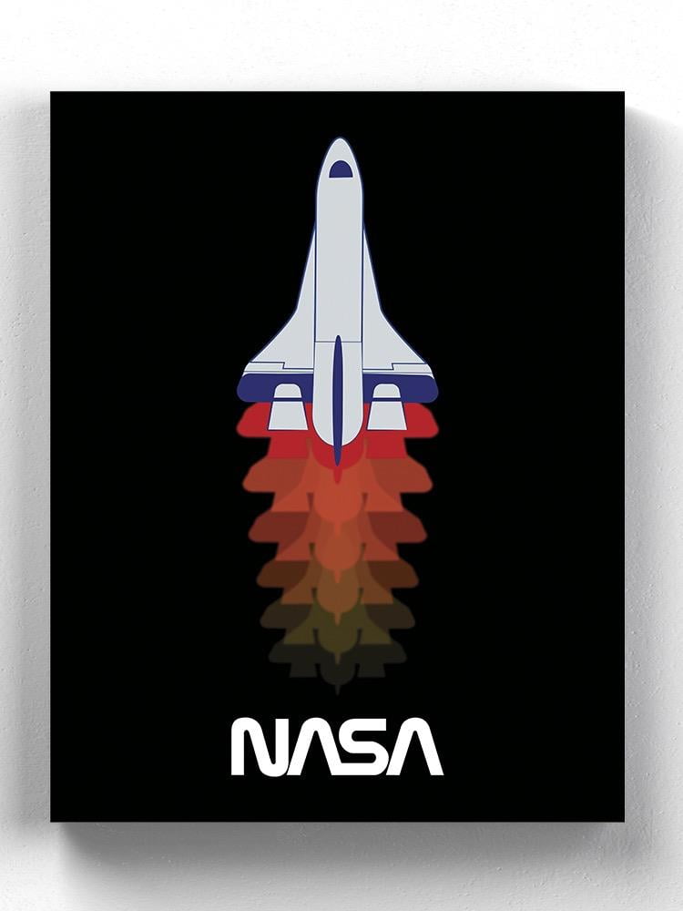 NASA Nasa Color Silhouettes Wrapped Canvas -NASA Designs, - Walmart.com