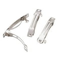 20Pcs Iron French Hair Clip Platinum Plated Metal Barrette Hairbow for ...